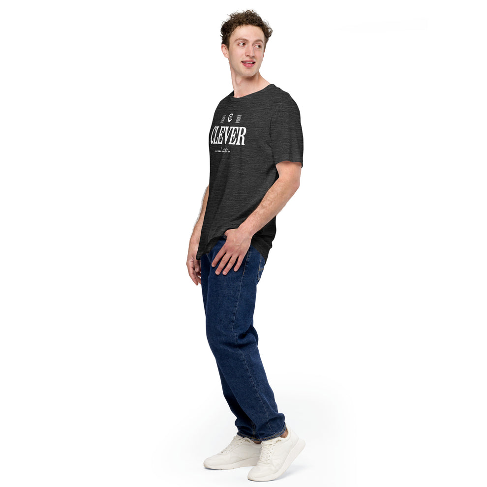Clever Collegiate Unisex t-shirt – Clever Swag Store