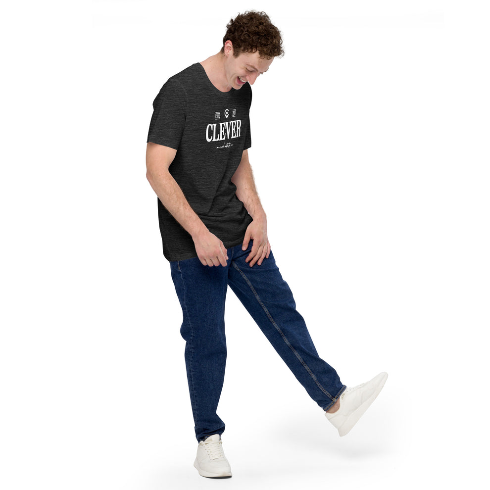 Clever Collegiate Unisex t-shirt – Clever Swag Store